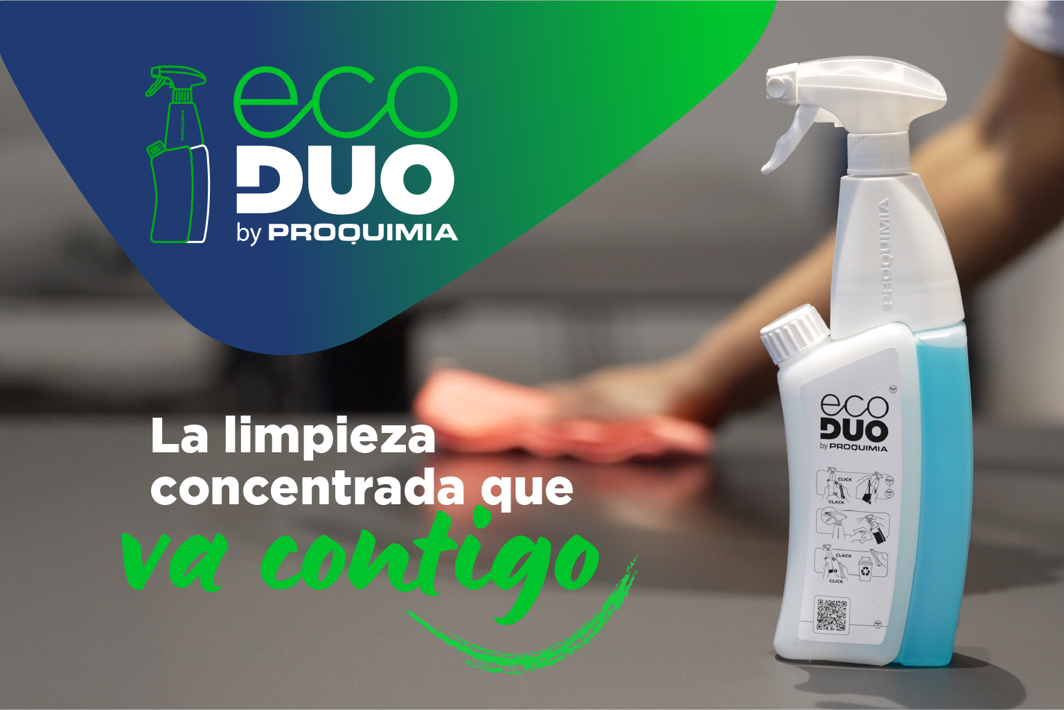 ECODUO | Limpieza profesional eficaz y sostenible – Proquimia