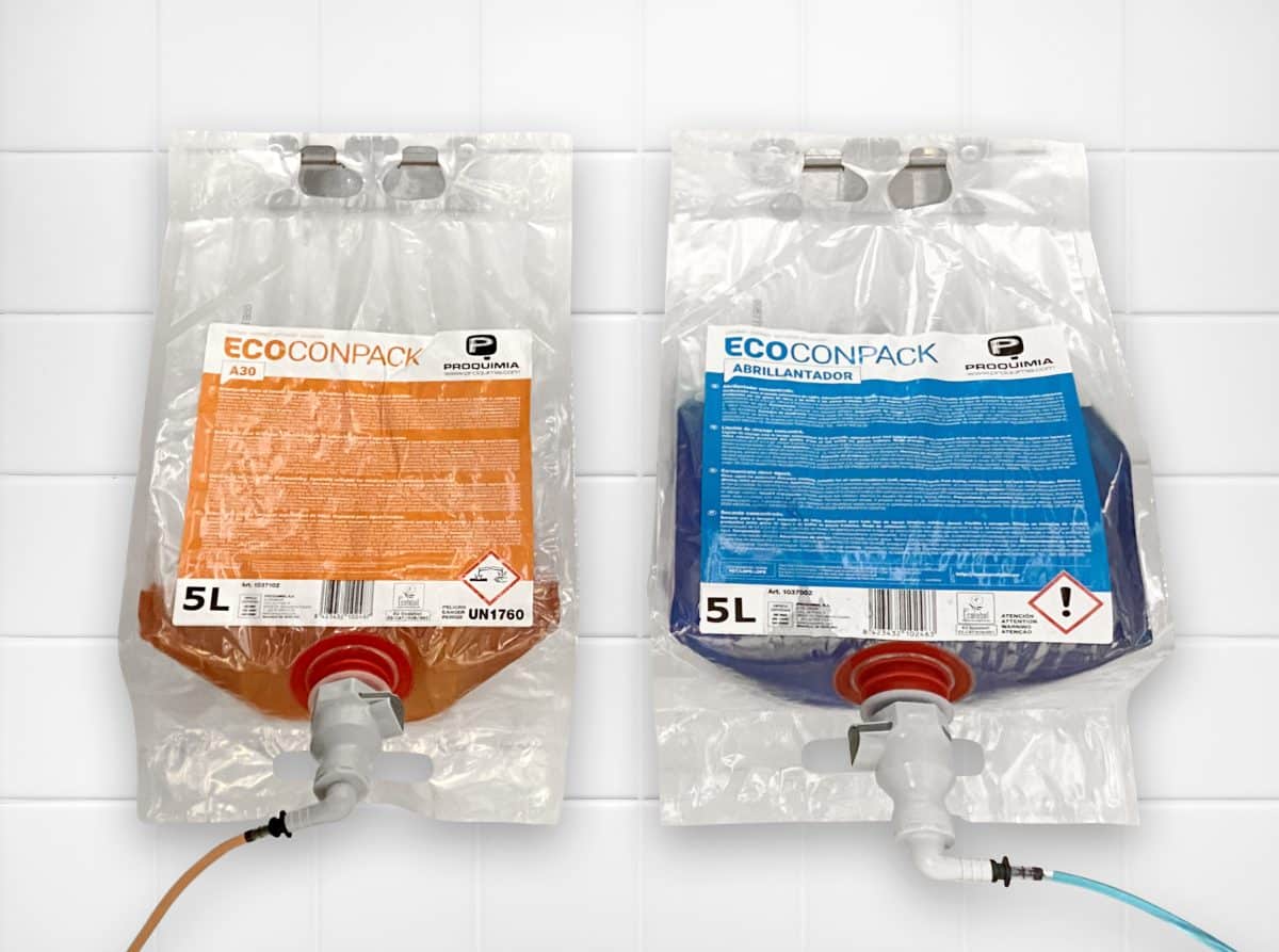 Todos los beneficios del sistema ECOCONPACK ahora en una bolsa de 5L - Proquimia